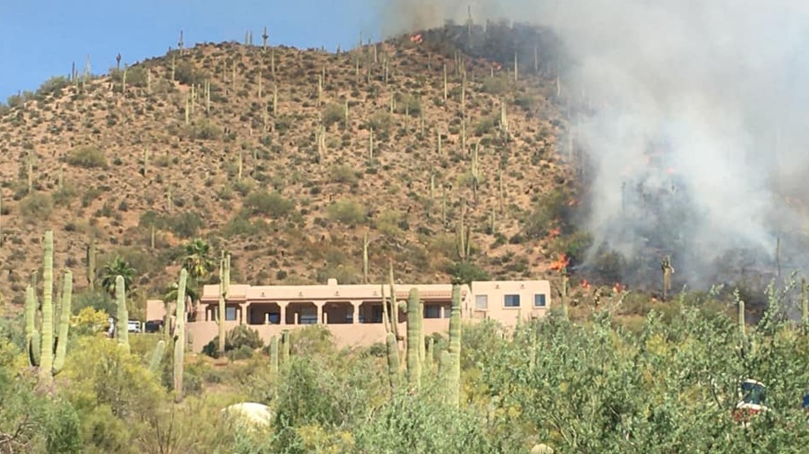 Officials: Human-caused north Phoenix brush fire is 80% contained ...