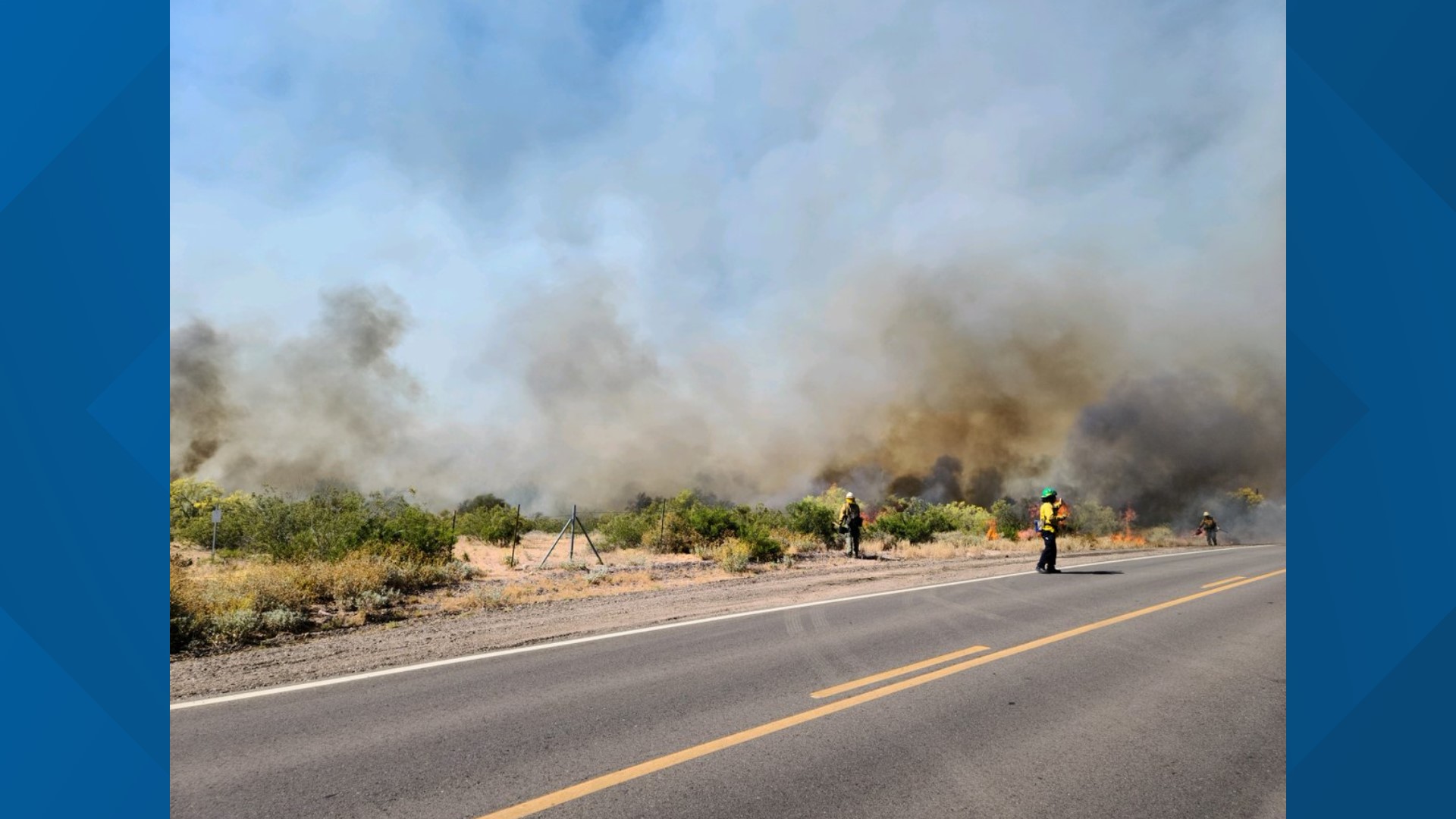 Brush fires cause evacuations, road closures in Apache Junction ...