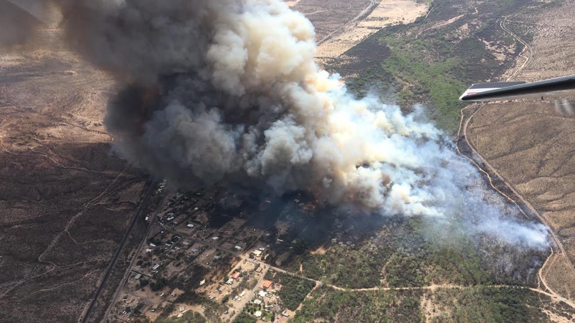 Evacuation orders lifted for Dudleyville residents as crews fully ...