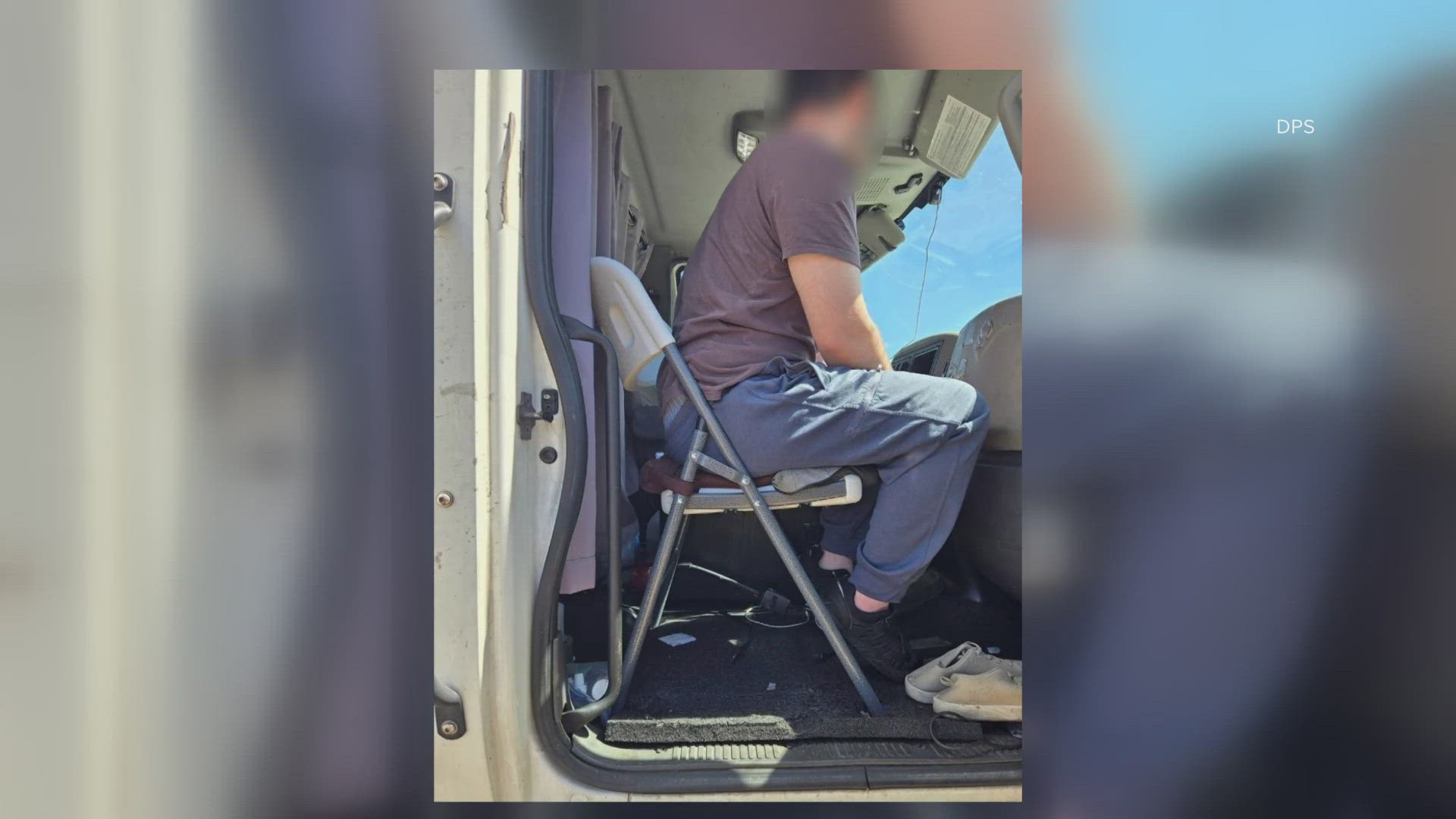 Man riding in folding chair found during traffic stop in northern ...