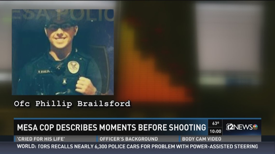 Mesa cop describes moments before shooting | 12news.com