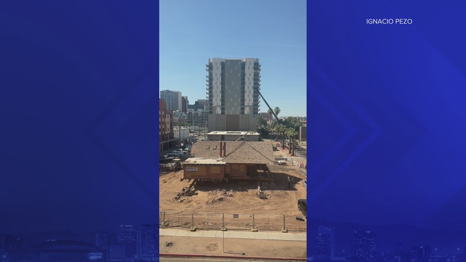 Crews work to carefully relocate century-old home in downtown Phoenix ...