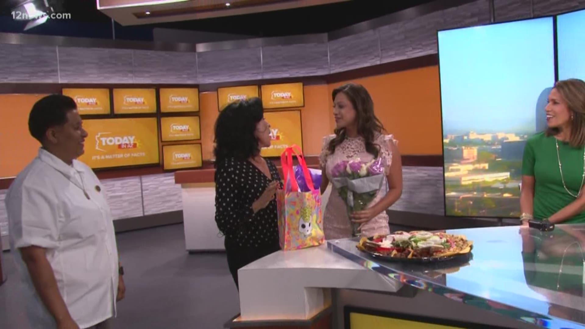 Vanessa Ramirez gets a birthday surprise on Today in AZ | 12news.com
