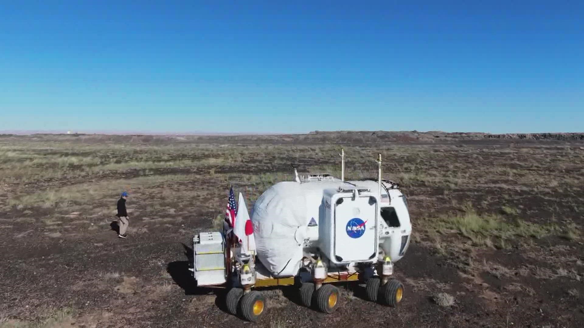 NASA Tests Its New Moon Rover Near Flagstaff 12news NASA Tests Its New Moon Rover Near Flagstaff 12news