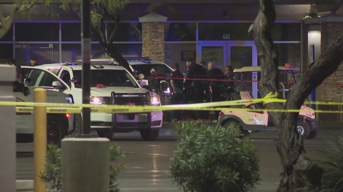 Large police presence at shopping center in central Phoenix | 12news.com