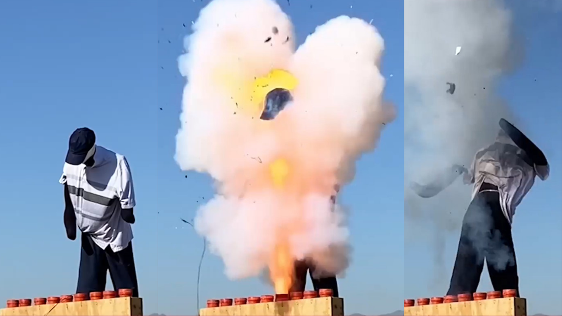 Phoenix uses unlucky mannequins to show firework dangers | 12news.com
