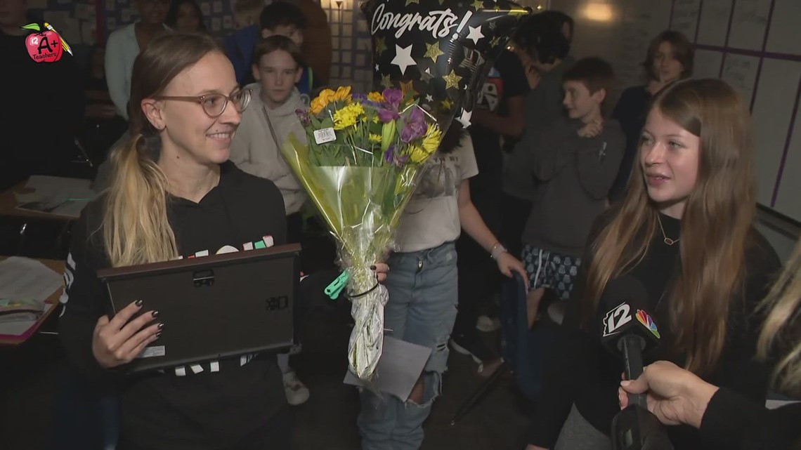 12 News A+ Teacher: Meet Kayla Burden at Bogle Junior High | 12news.com