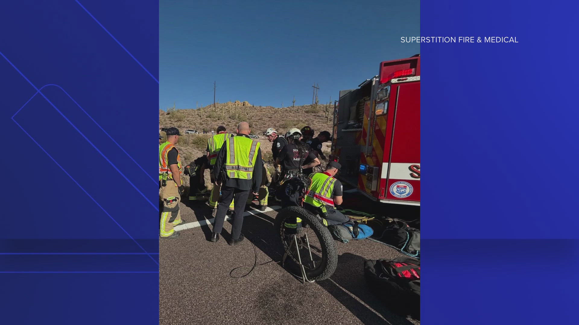 1 in critical condition after motorcycle goes over cliff in Arizona ...