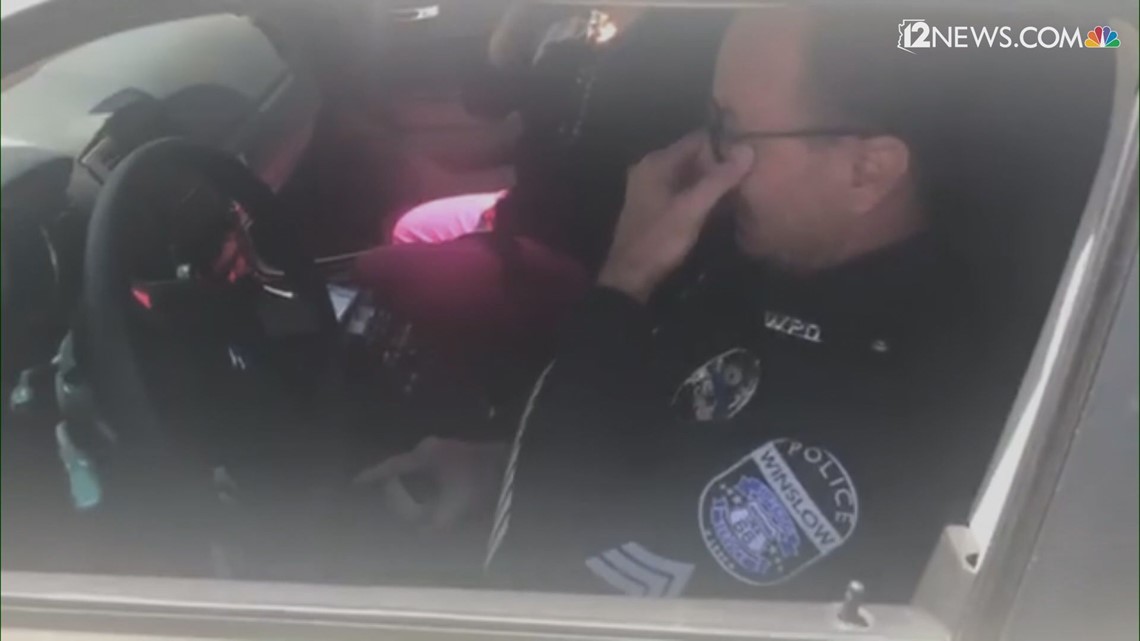 Winslow Police Officer has emotional final call after 26 years of ...