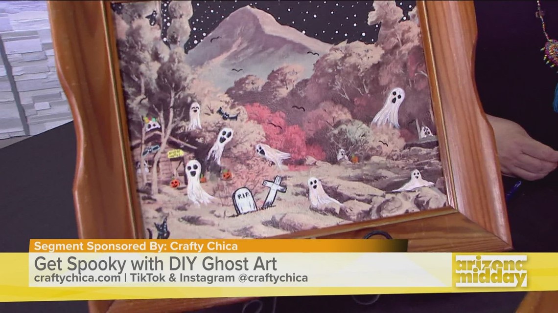 Get spooky with DIY ghost art | 12news.com