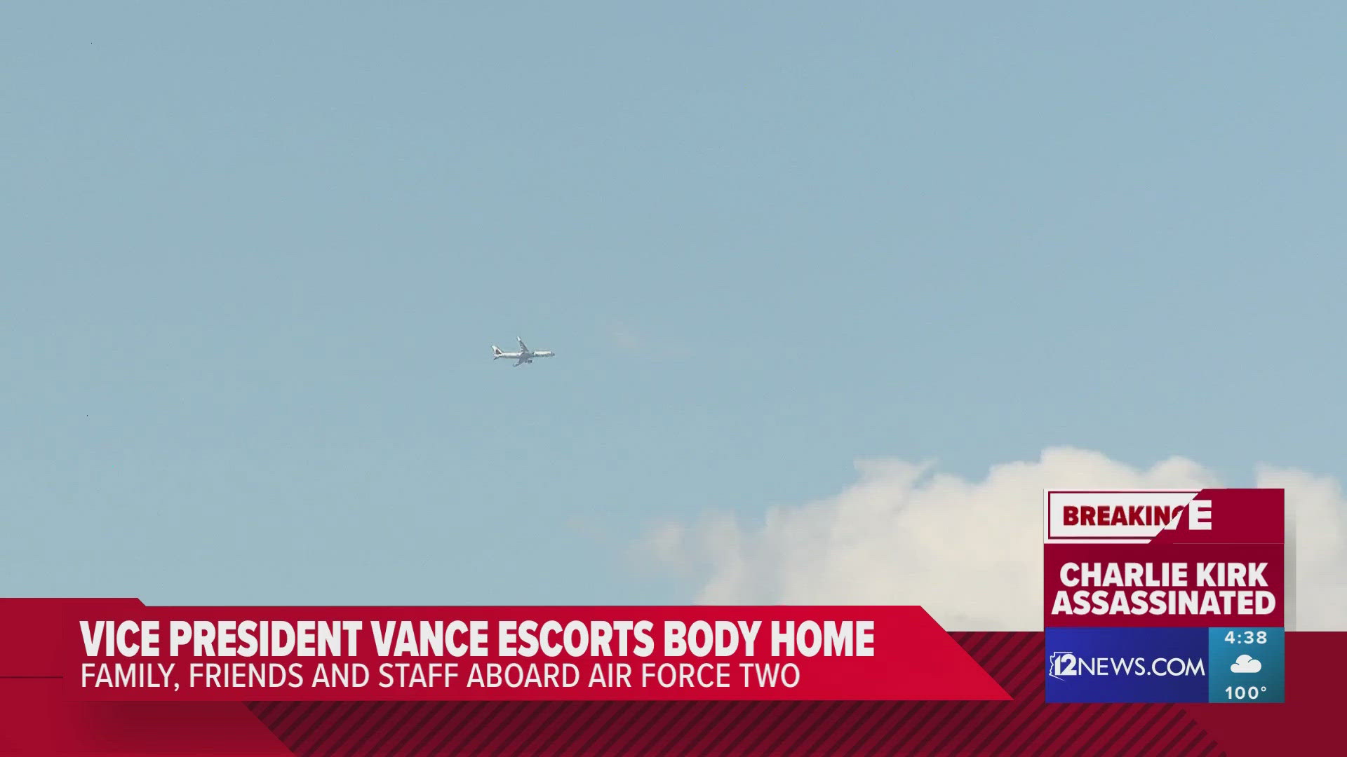 LIVE: Plane arrives at Phoenix airport with Charlie Kirk's casket ...