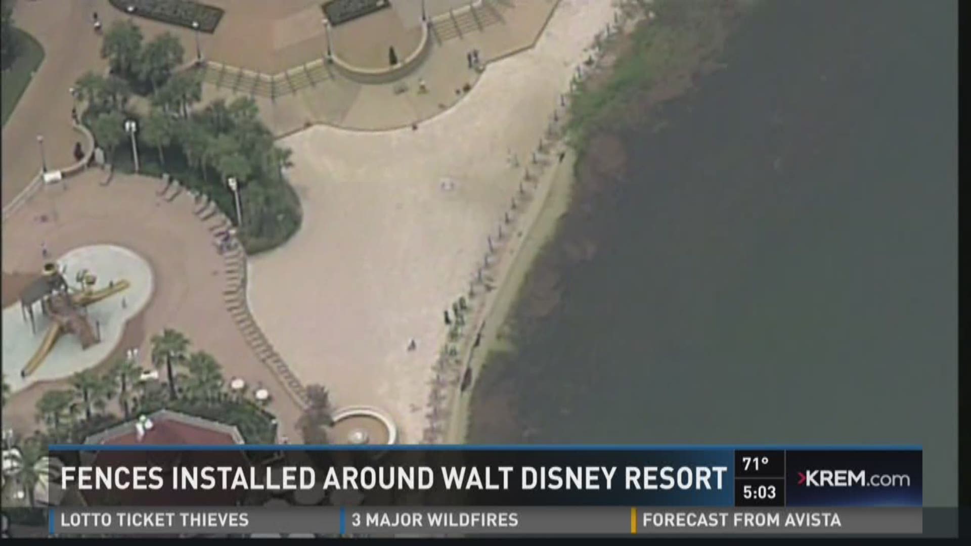 Fences installed around Walt Disney Resort | 12news.com