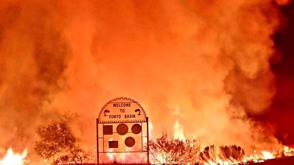 Evacuations ordered as Bush Fire burns in Tonto National Forest ...