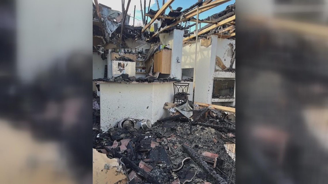 Surprise family loses home to fire two times | 12news.com