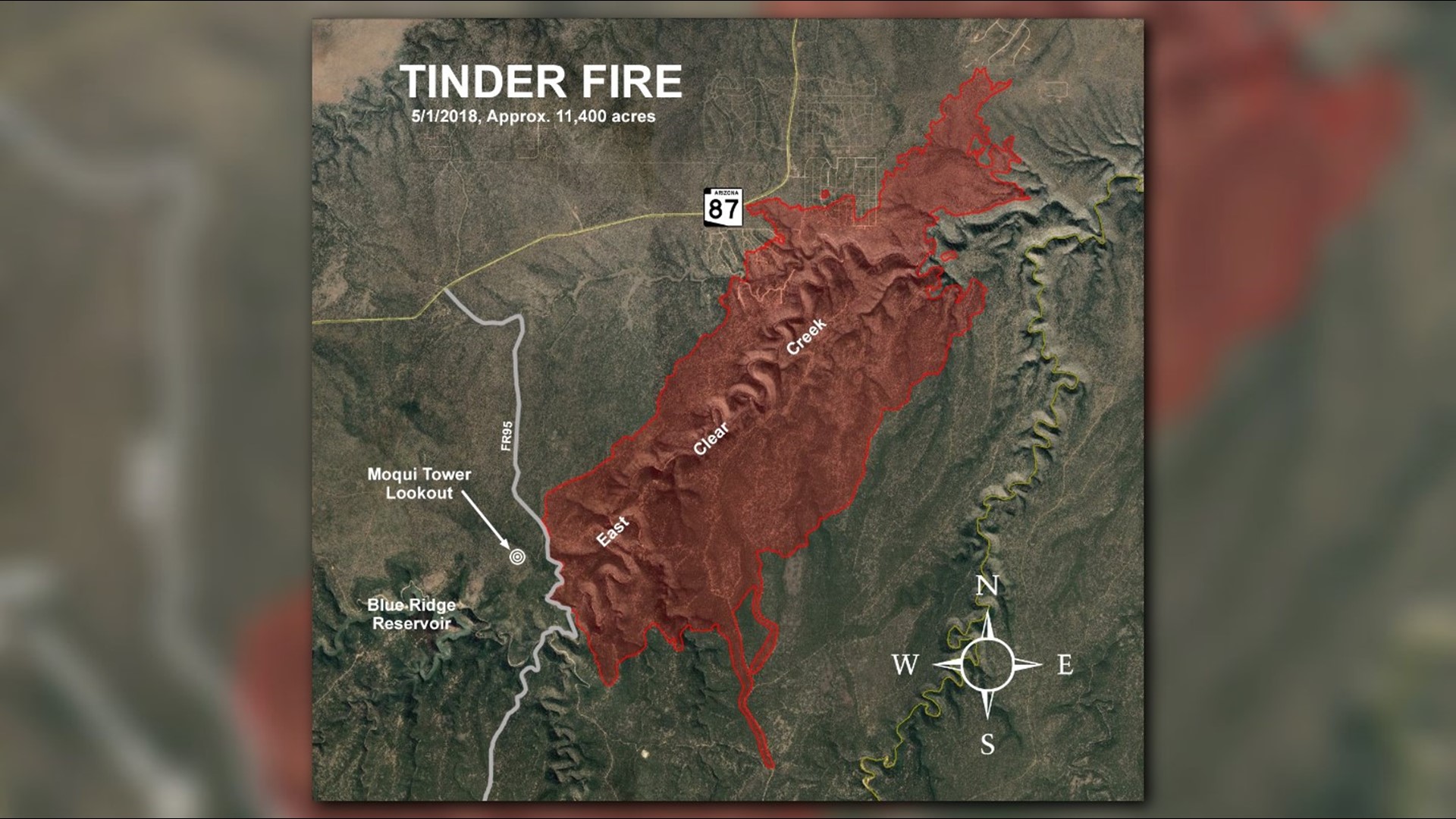 Tinder Fire started by abandoned illegal campfire, forest officials say ...