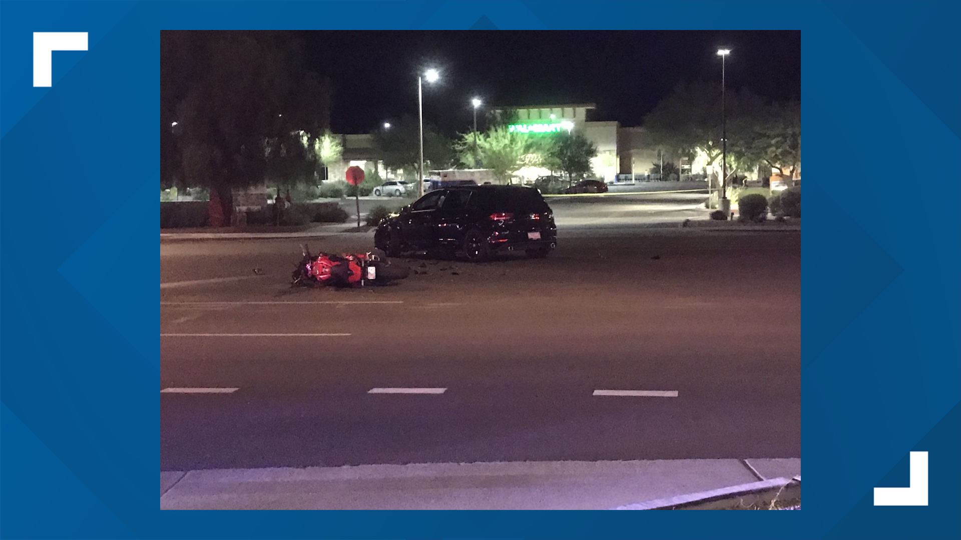 Motorcycle crash in Phoenix leaves rider in critical condition | 12news.com