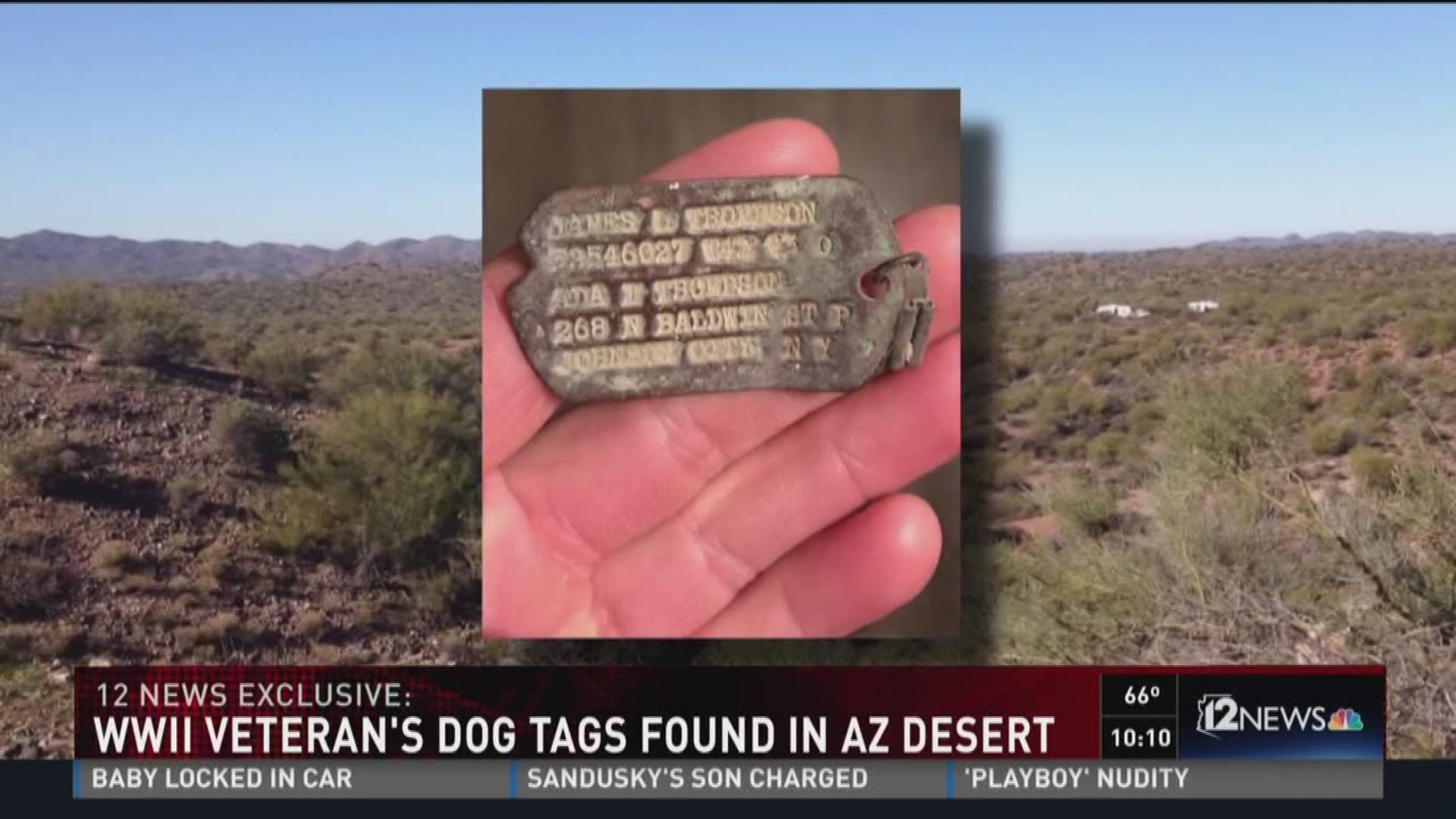 Arizona desert hunter finds veteran's dog tags missing for 75 years ...