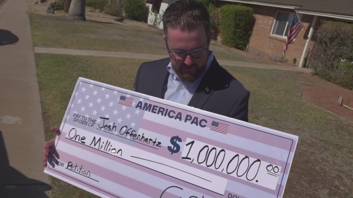 Arizona man wins a million dollars from Elon Musk PAC | 12news.com