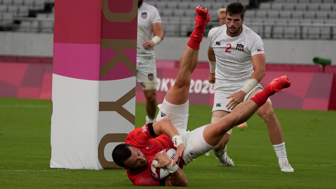 US rugby team, with two Tempe natives, ousted by Great Britain | 12news.com