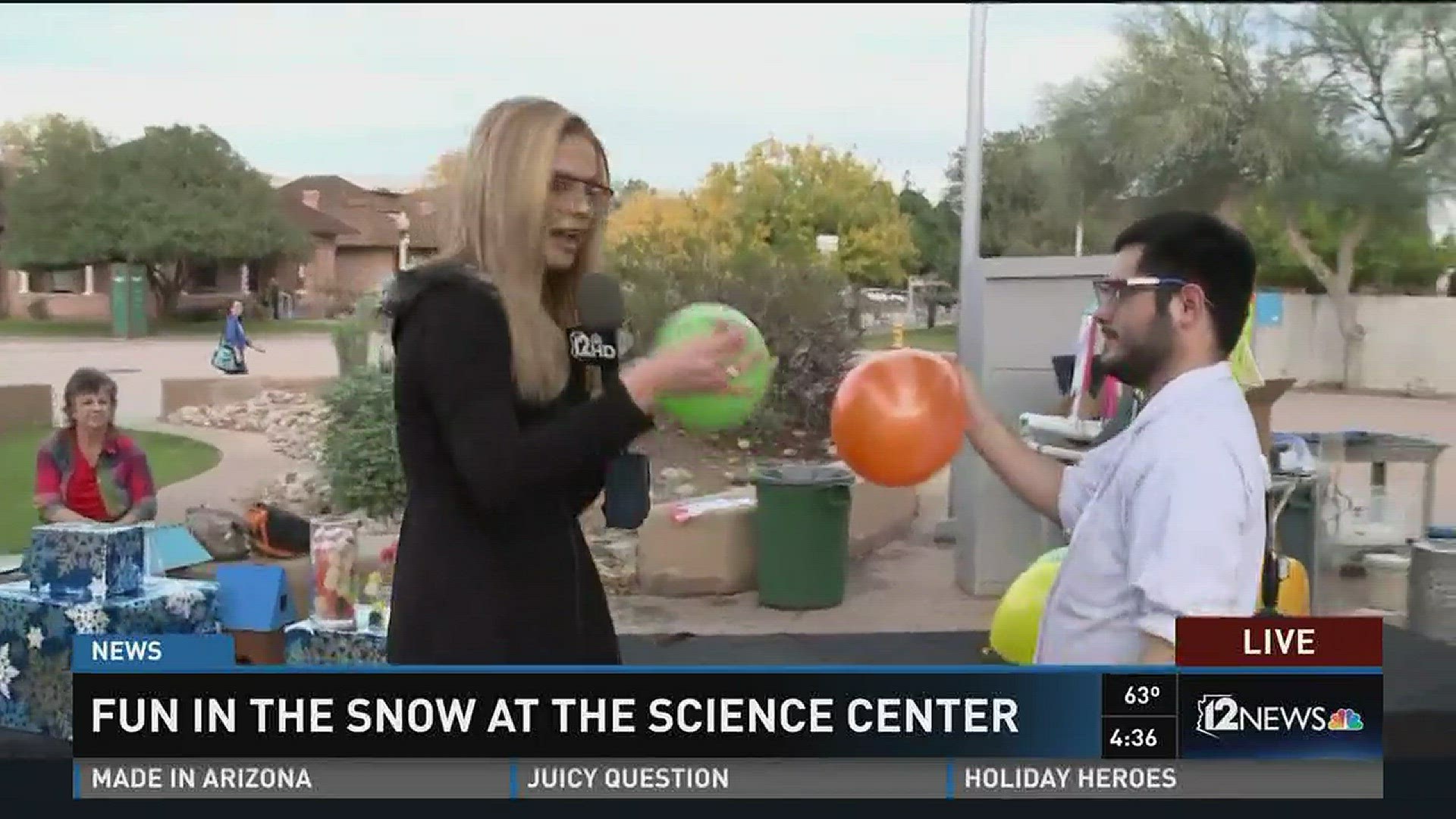 Snow comes to Phoenix at Arizona Science Center | 12news.com