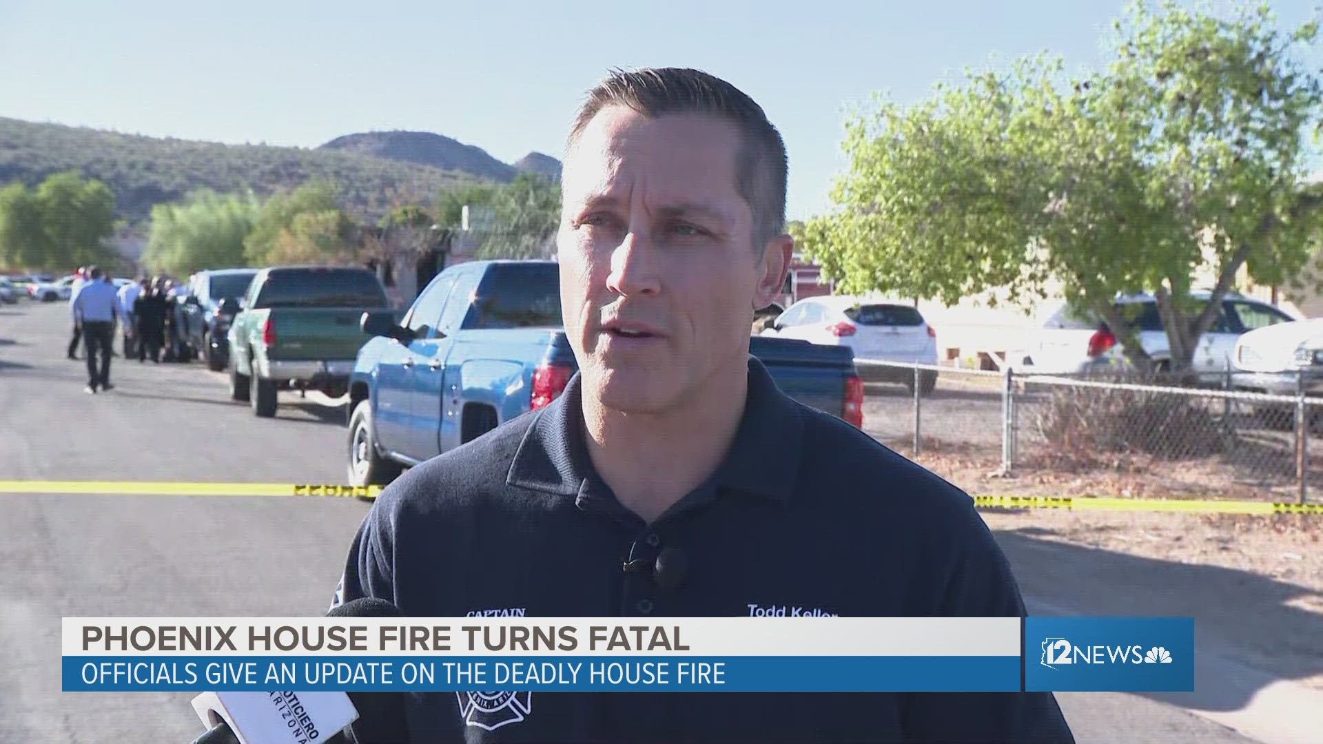 Phoenix fire officials give an update on a deadly house fire in north ...