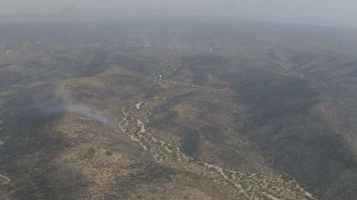 Rolls Fire causes hazy conditions in Fountain Hills area | 12news.com