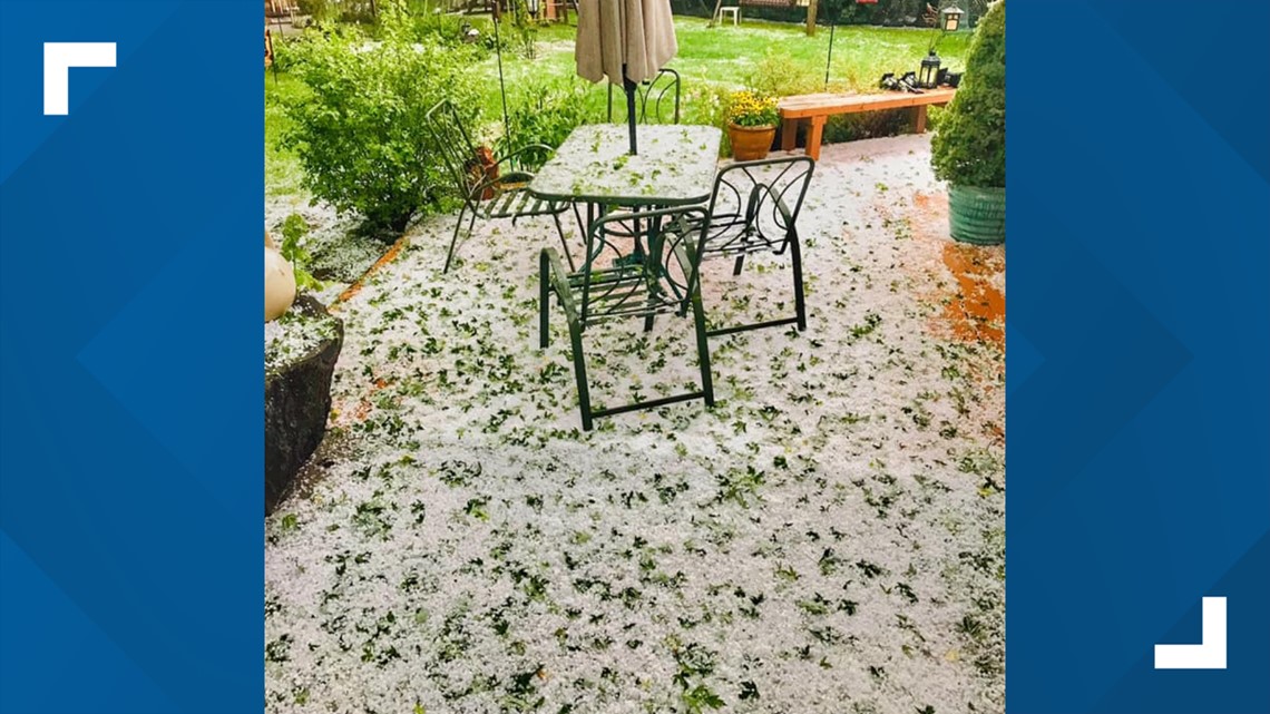Afternoon storms drop hail, heavy rain in northern Arizona | 12news.com