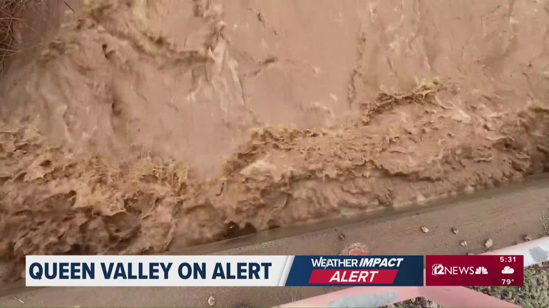 Queen Valley residents put on SET alert due to flooding | 12news.com