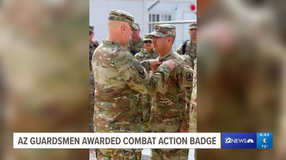 Arizona's National Guard awarded Combat Action Badge | 12news.com