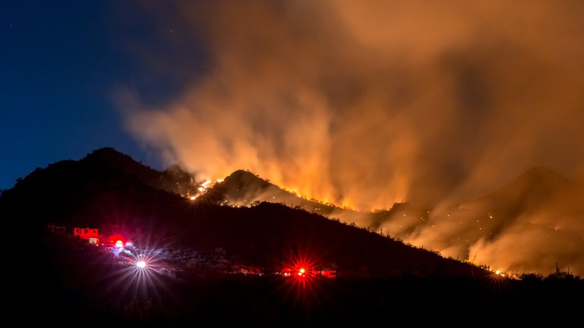 Officials: Human-caused north Phoenix brush fire is 80% contained ...