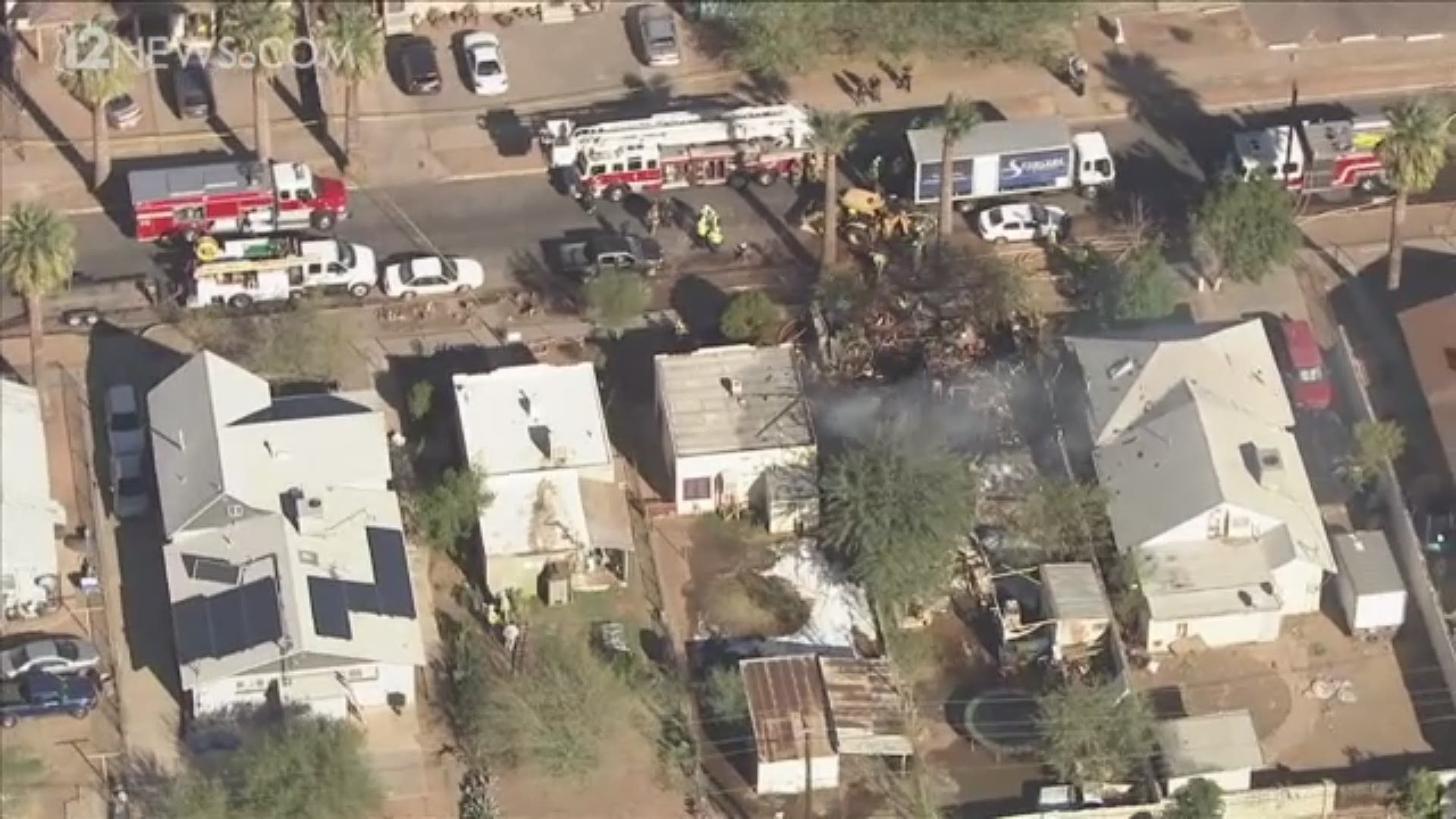 1 dead, 1 injured after explosion and fire destroy home in Phoenix ...