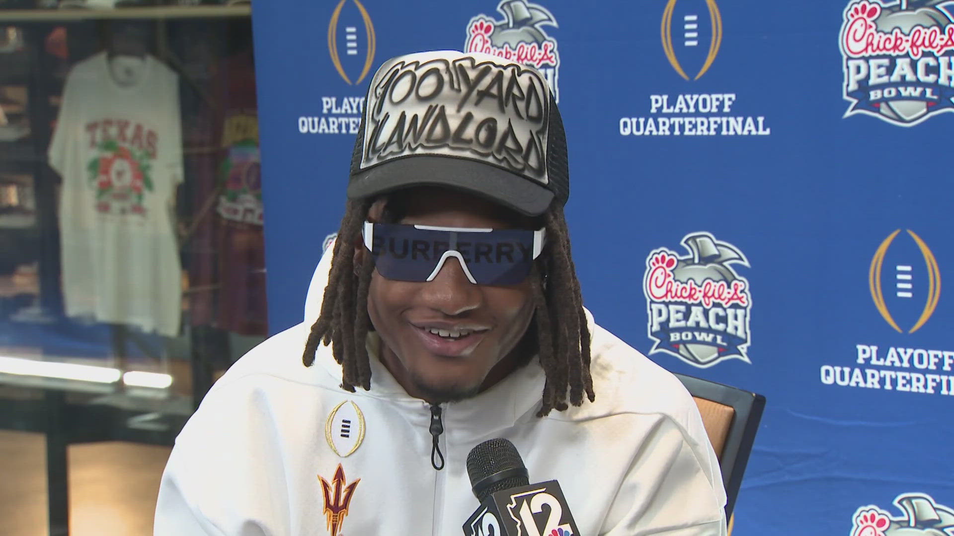 Peach Bowl media day: ASU QB says CFP run shows they have 'awoken the giant' | 12news.com