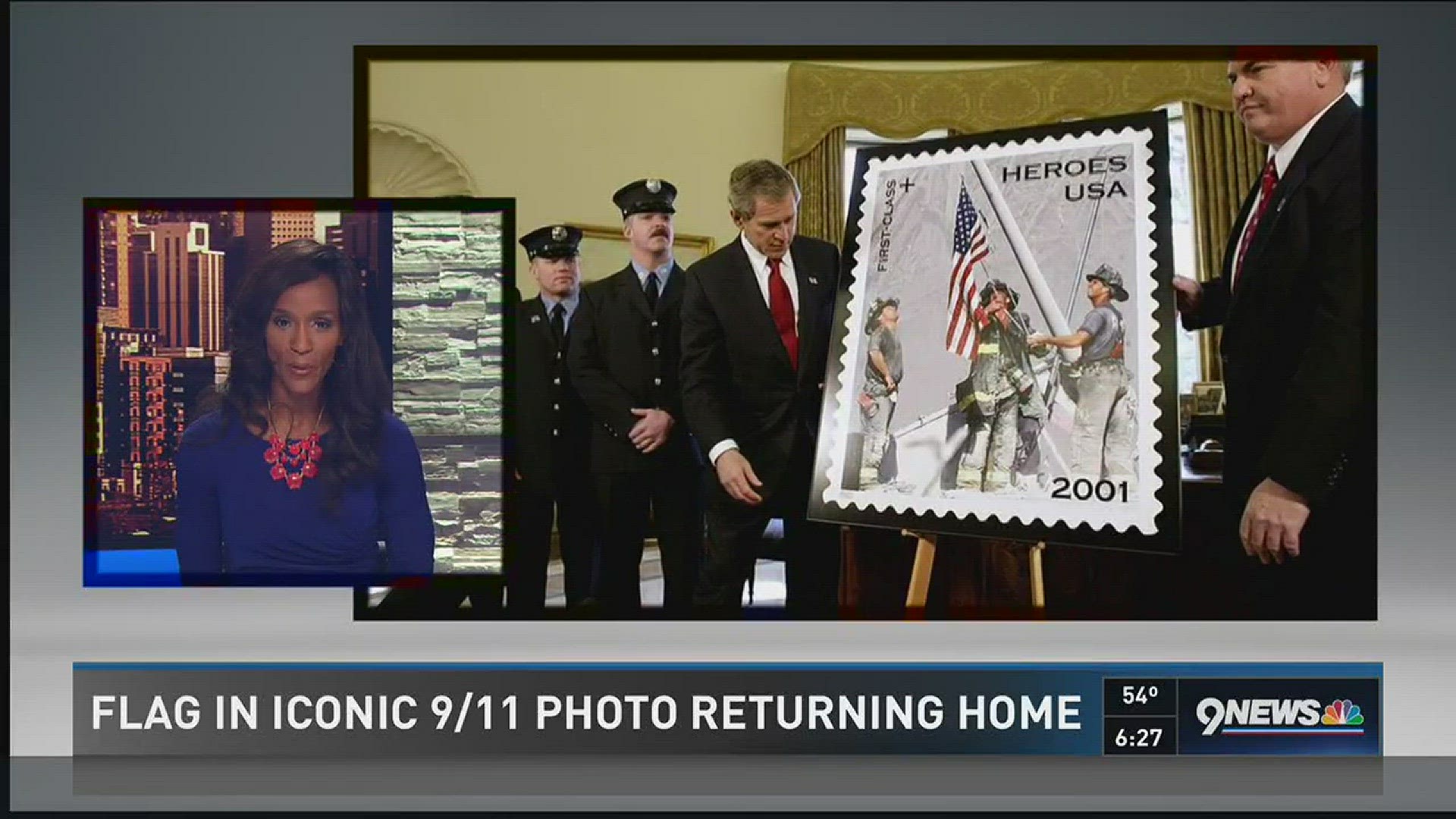 Mystery of flag in iconic 9/11 photo solved | 12news.com