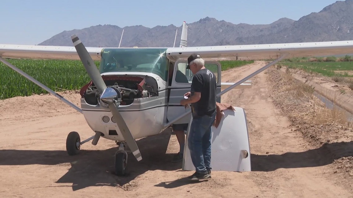 Neighbors and flying buddies walk away from emergency plane landing ...