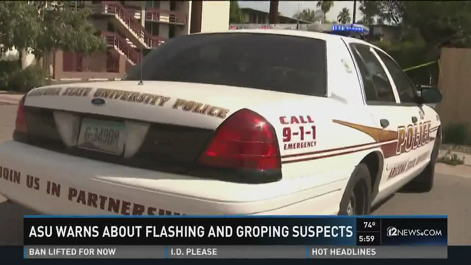 ASU students on alert after flashing and groping incidents on Tempe ...
