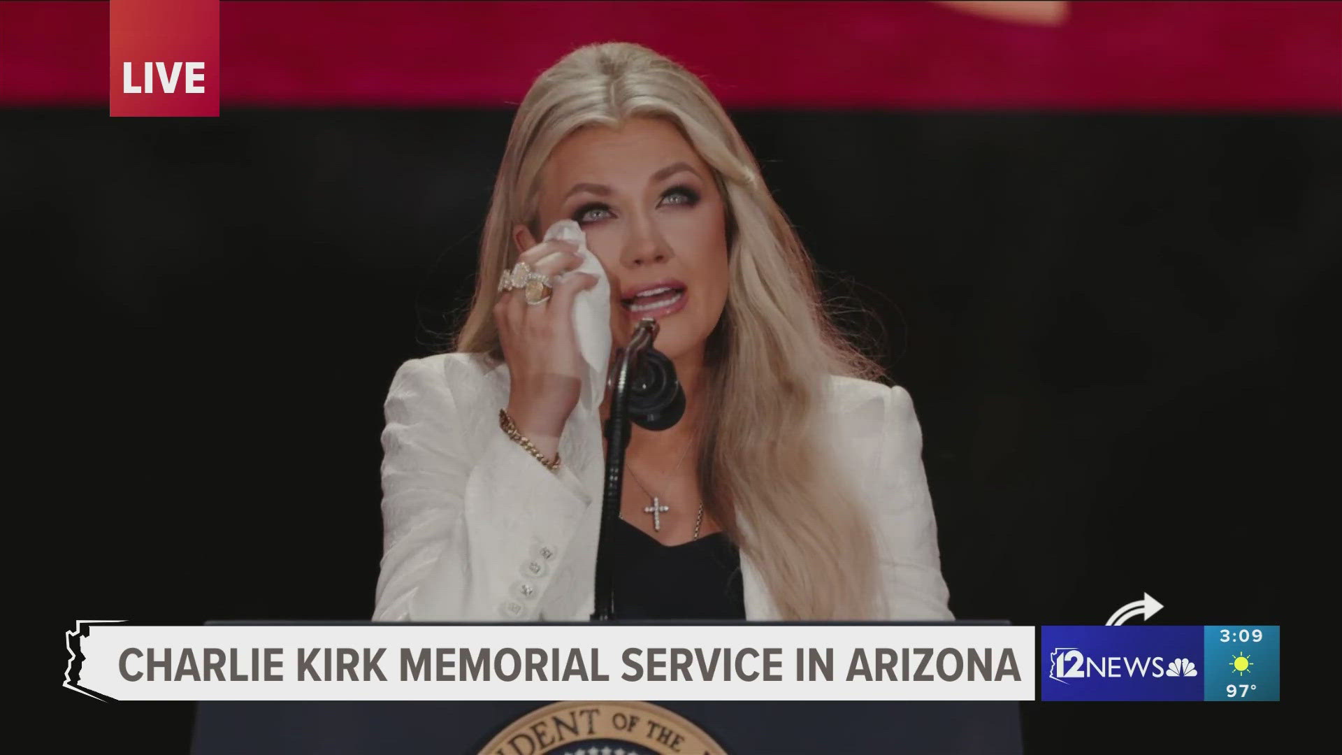 Erika Kirk remembers husband Charlie's love notes | 12news.com