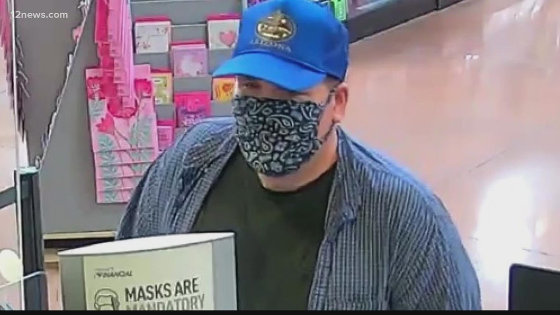 FBI searching for alleged bank robber | 12news.com