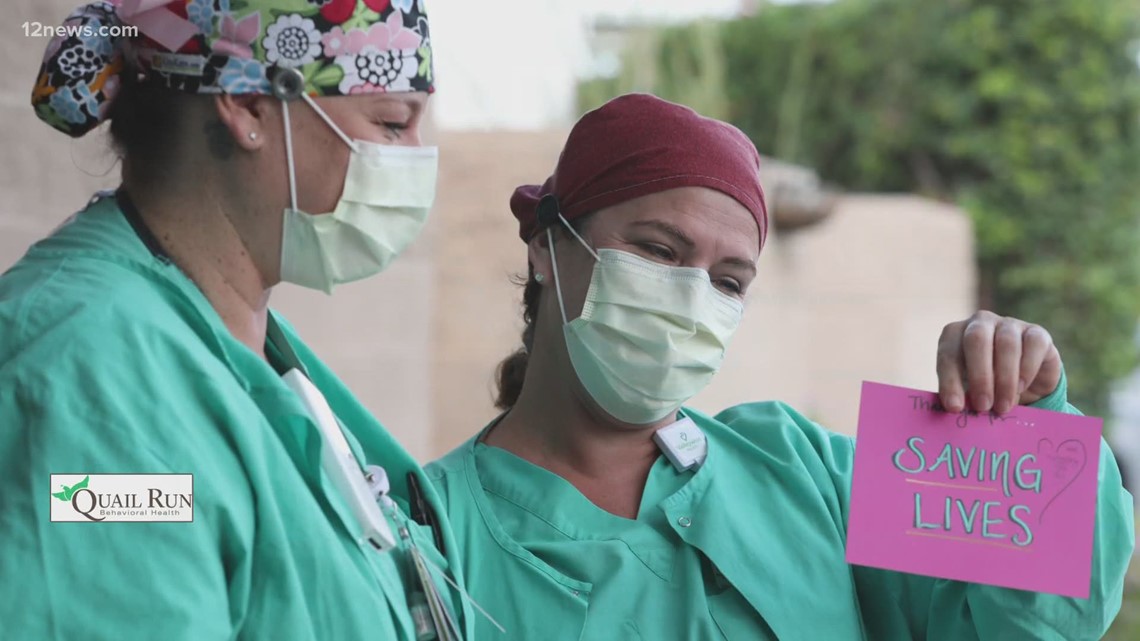 Healthcare heroes read letters of appreciation during Nurses Week ...