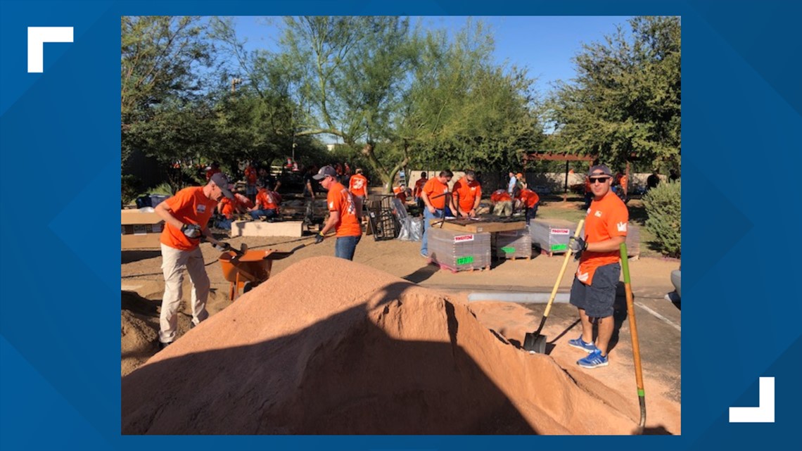 Hundreds of Valley volunteers come together to transform veterans ...