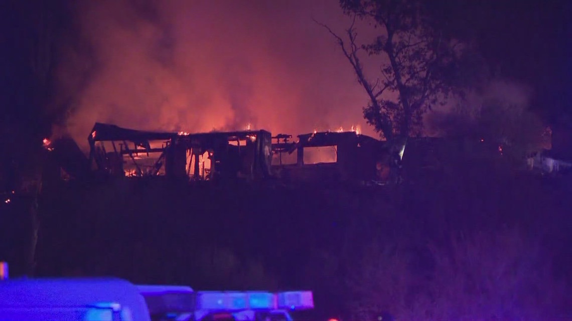 Several pets die after fire destroys New River home | 12news.com