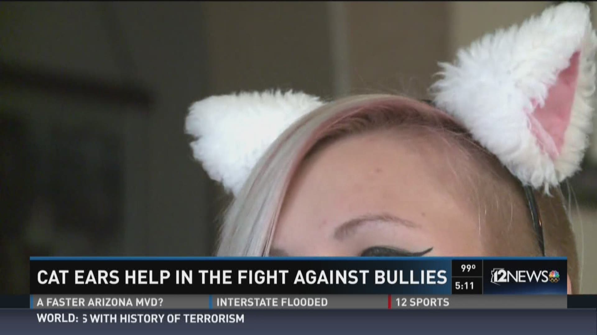 Cat ears movement supports those who are bullied | 12news.com