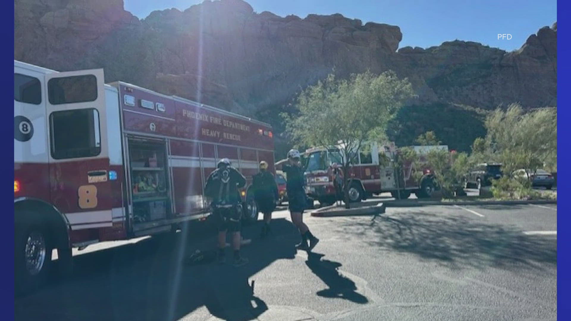 Family dog rescued from house fire in Arizona | 12news.com