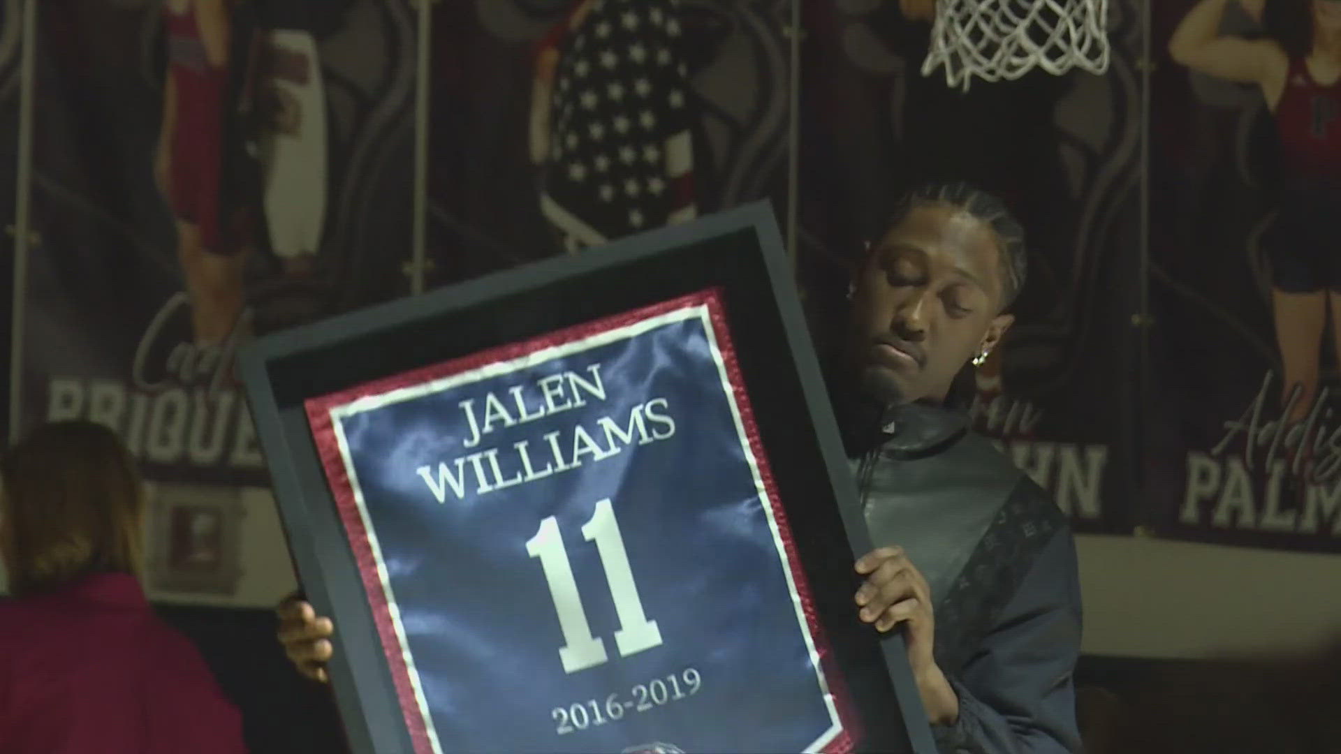 NBA champion Jalen Williams returns to Perry High School for jersey ...