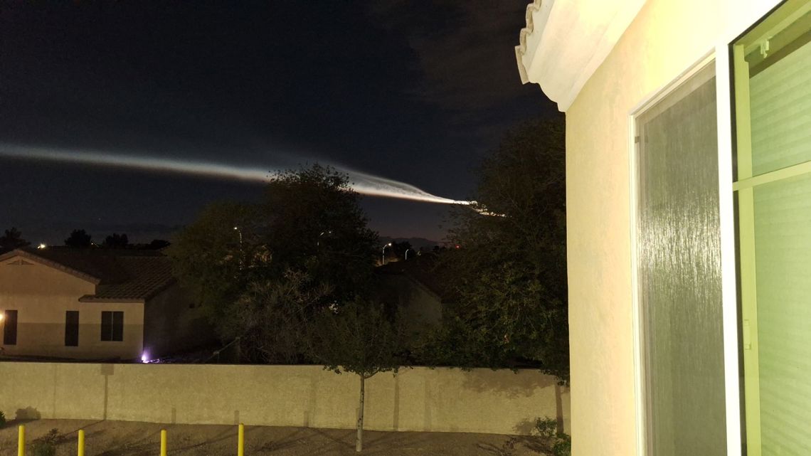 SpaceX Falcon 9 rocket launch seen in Arizona skies | 12news.com