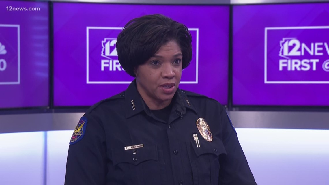 Phoenix Police Chief Jeri Williams speaks to 12 News about Hacienda ...