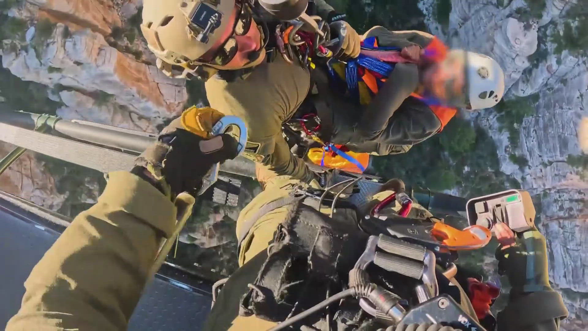 Video shows missing woman being rescued by helicopter in northern ...
