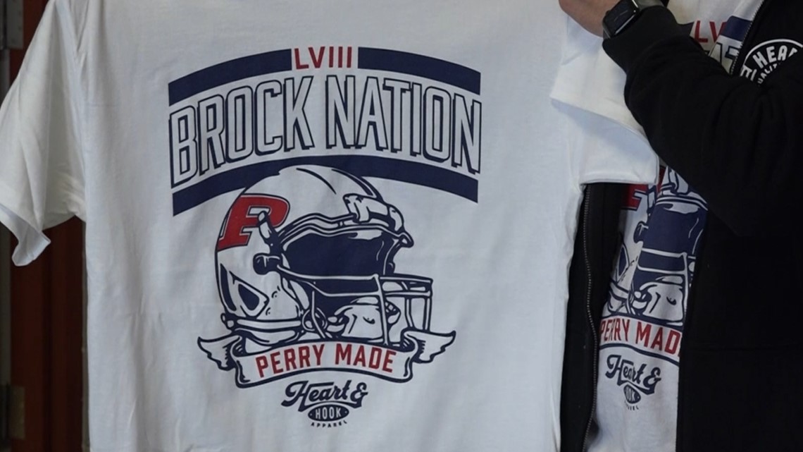 Perry High School alumni prints, donates 'Brock Nation' shirts for ...
