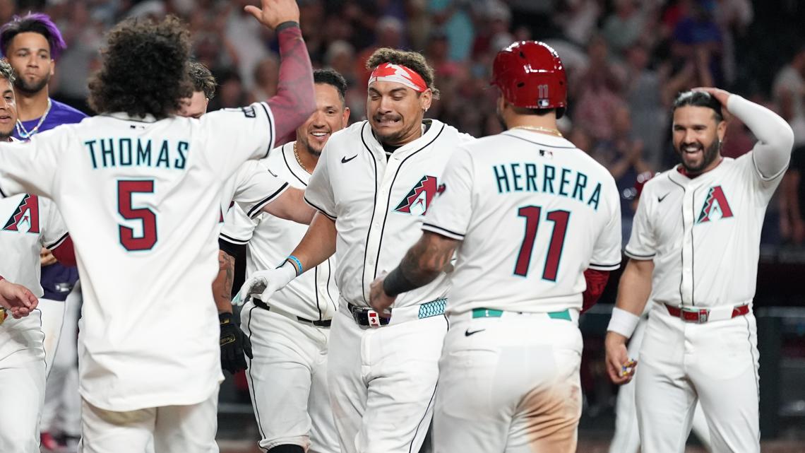 Josh Naylor's grand slam lifts Diamondbacks over Mariners in 11th ...