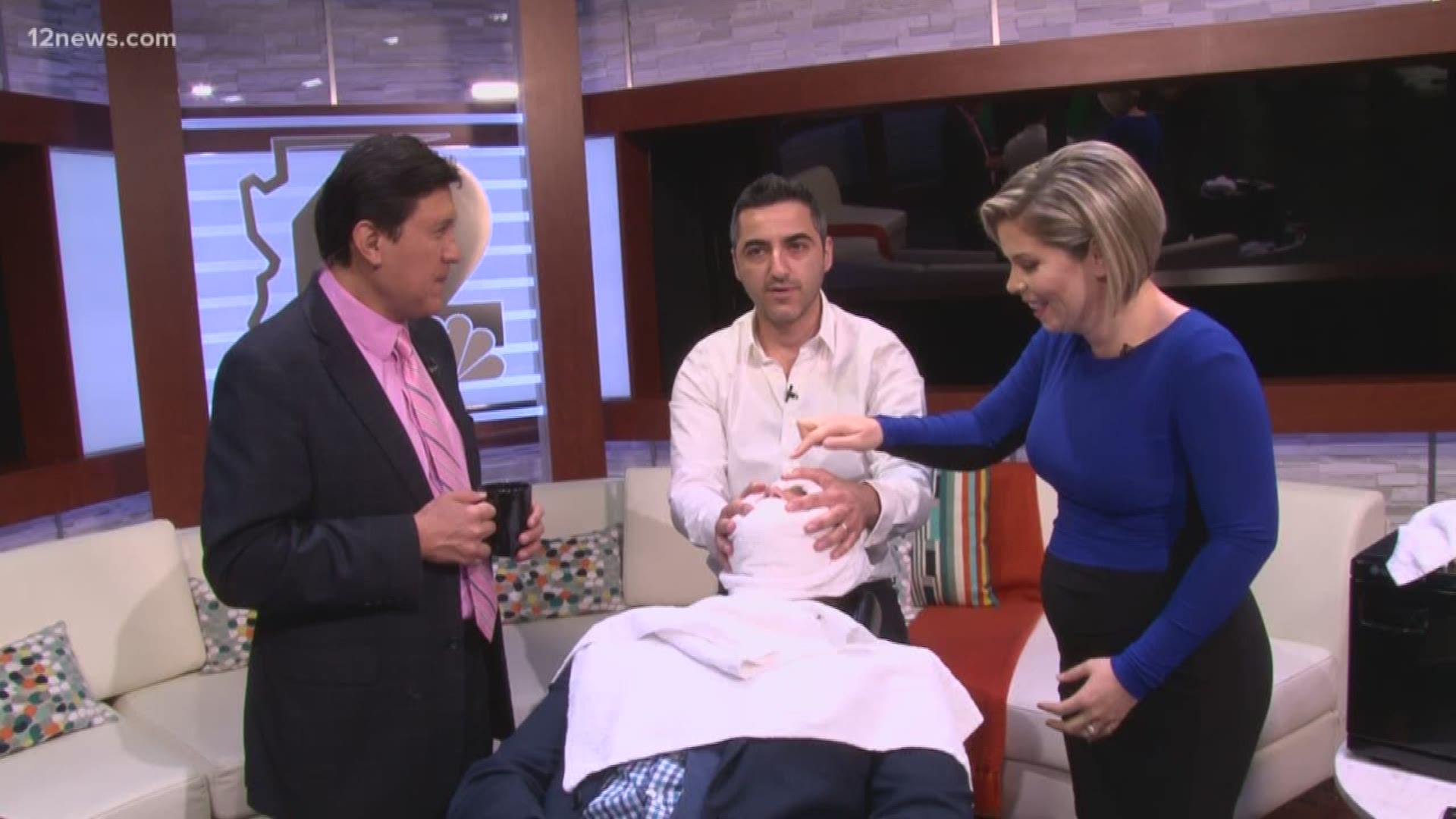 Paul Gerke shaves his beard after participating in No-Shave November ...