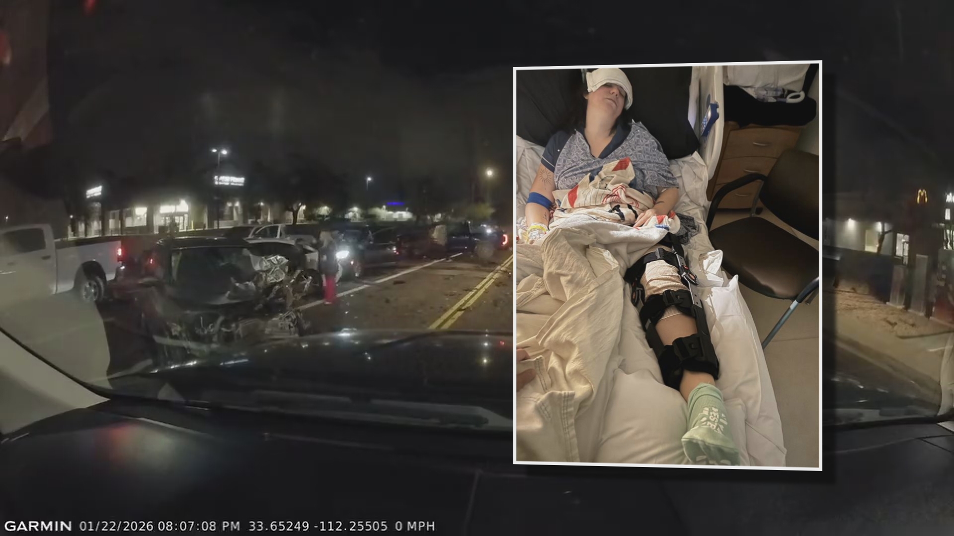 'I'm lucky to be alive': Arizona mother recovering after being struck ...